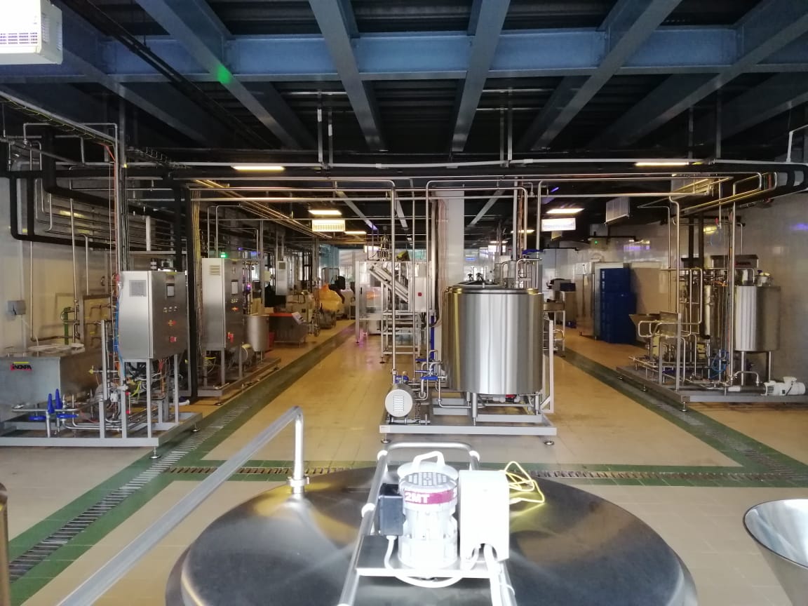 Automated dairy product manufacturing equipment - INOXPA
